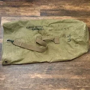 U.S. Army | Bags | Wwii Us Army Duffle Bag 944 Tweedies Canvas Military ...